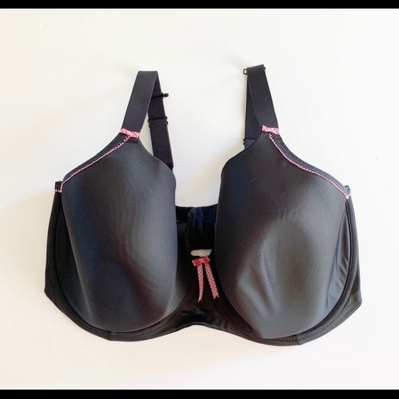 Elomi | Intimates & Sleepwear | Elomi Black Underwire Bra Pink Accents ...